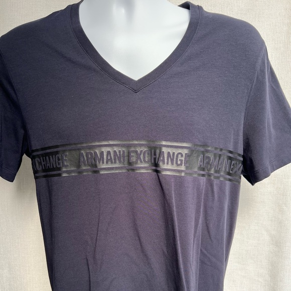 AIX Armani Exchange | Shirts | Mens Aix Armani Exchange Blue Tee Shirt ...